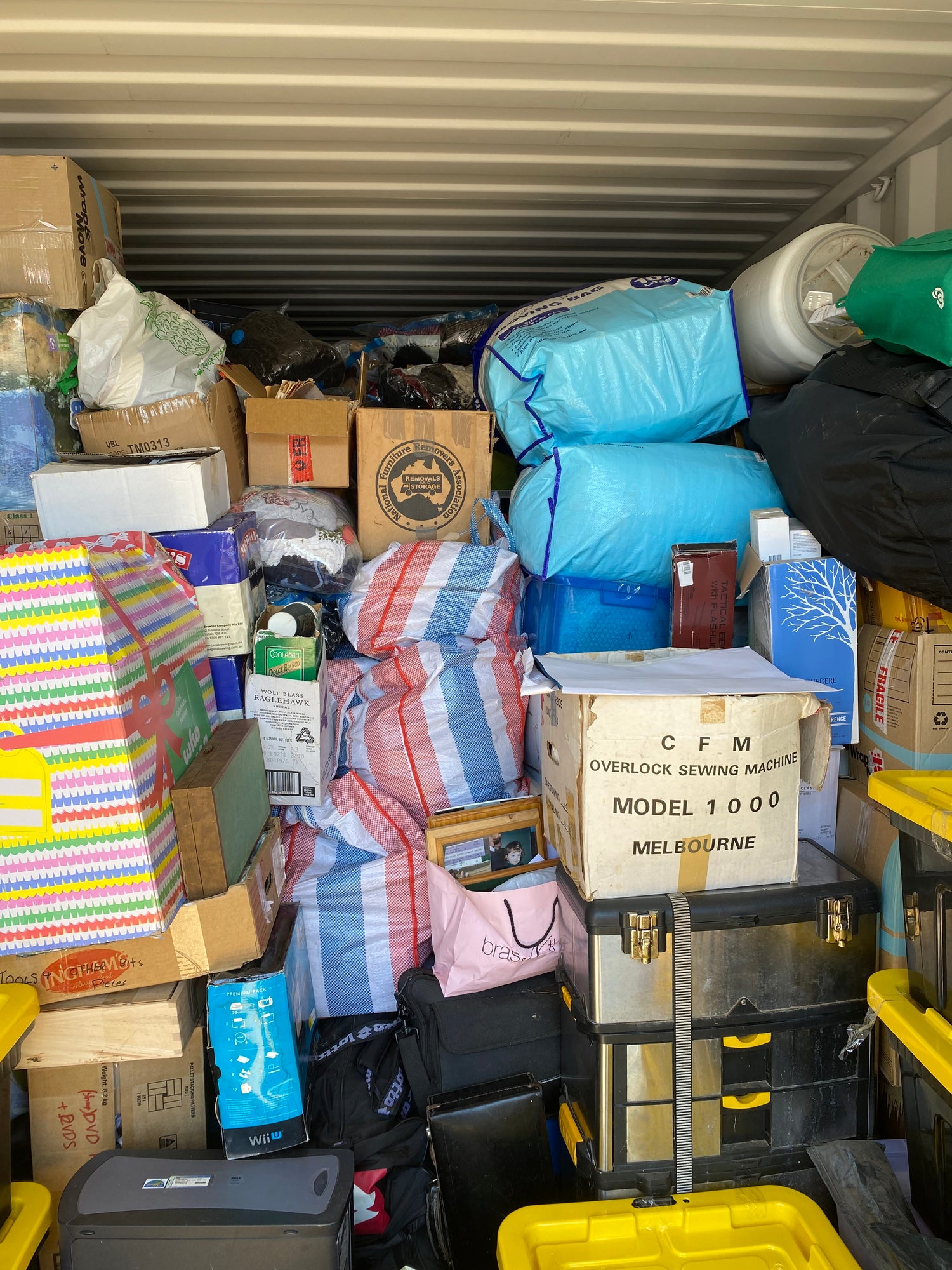 Storage container full of goodies and what did I find? McHugh, McHugh ...