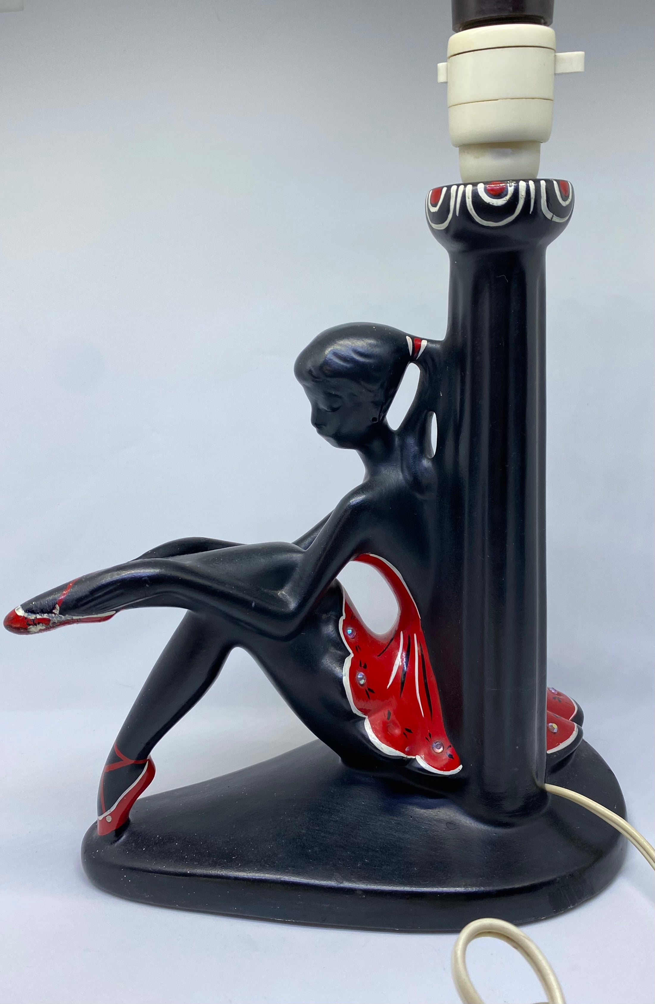 Barsony Ballerina lamp with original wiring. FL-36 – The Happy Hoarders ...