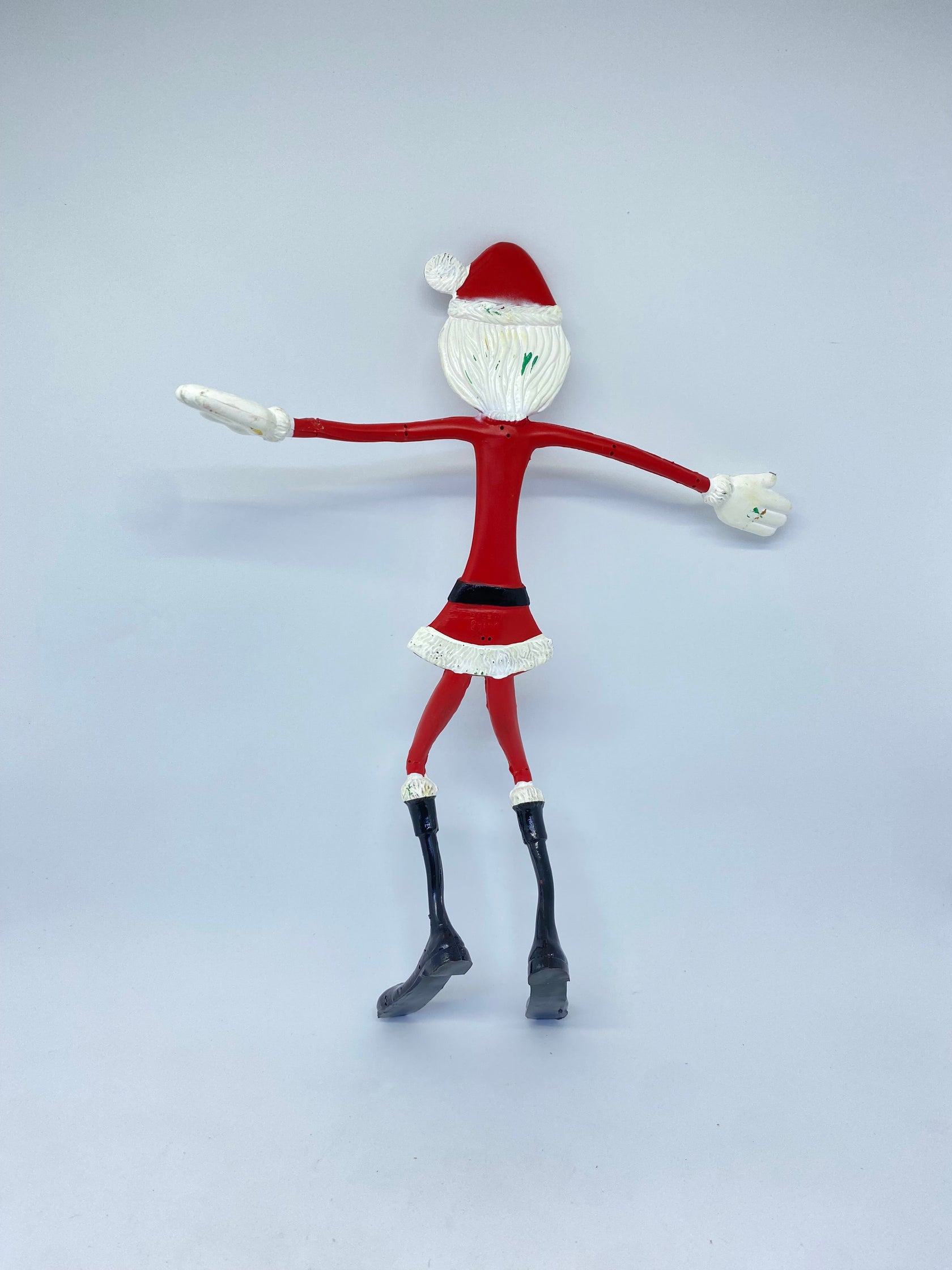 Vintage 90s bendy Santa and mini vintage Santa – The Happy Hoarders ...