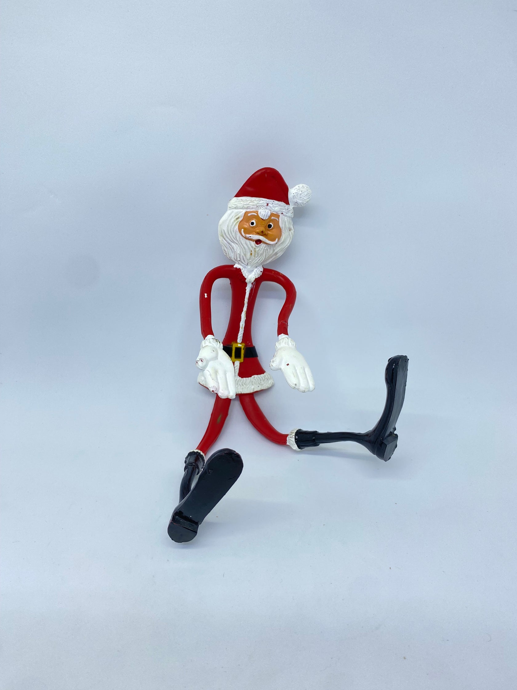 Vintage 90s bendy Santa and mini vintage Santa – The Happy Hoarders ...